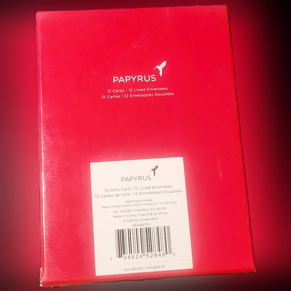 Papyrus | Office | Nwt Papyrus Set Of Blank Photo Insertable Holiday ...